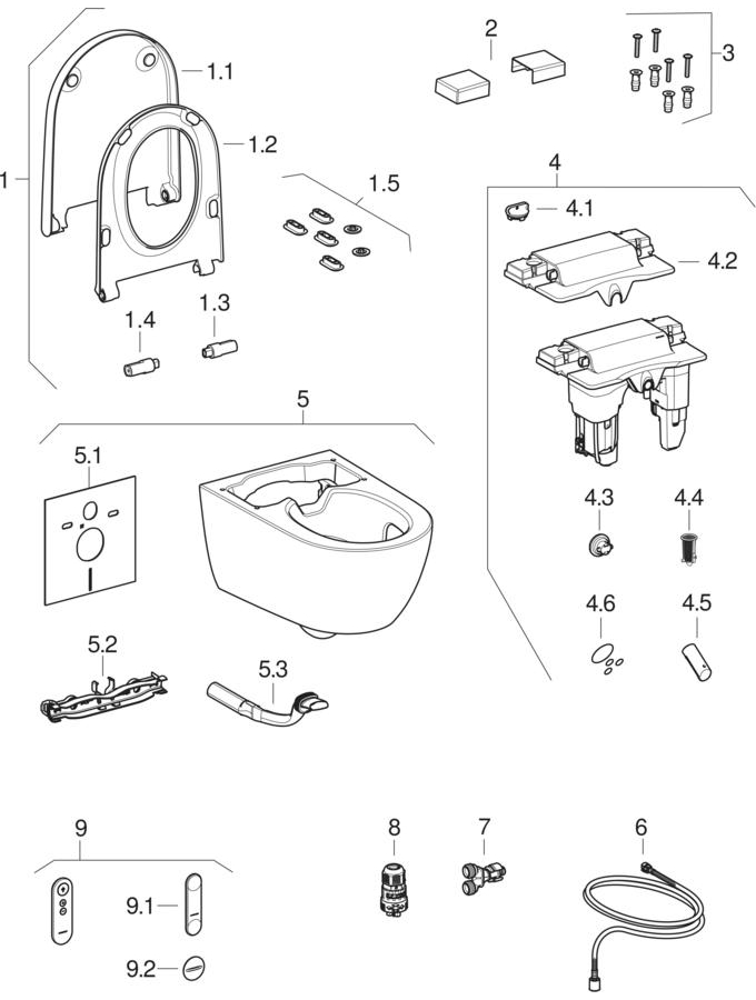 Geberit AquaClean Alba toiletsysteem wand-wc | Geberit productcatalogus